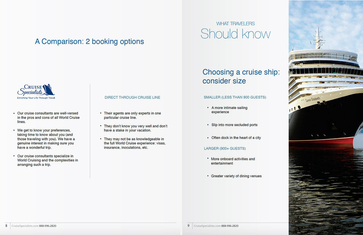 Cruise Specialists - Portfolio by ArtVersion Creative Agency