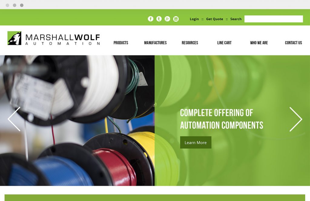 Website Design and Development for Automation Company