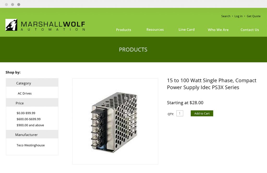Website Design and Development for Automation Company