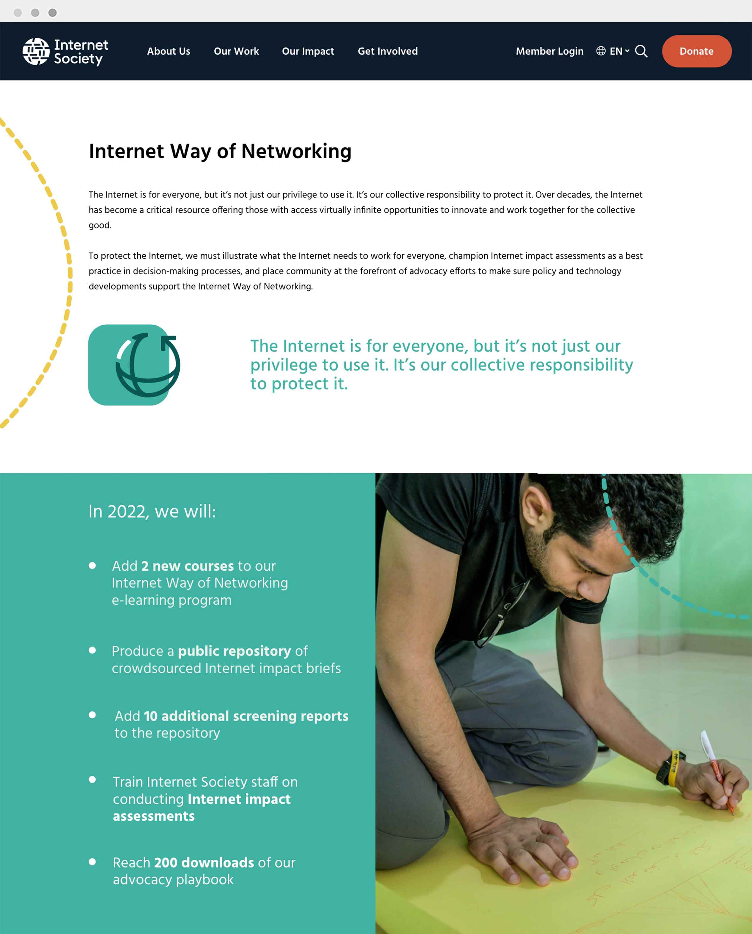 Internet Society - Action Plan Design - ArtVersion Creative Agency