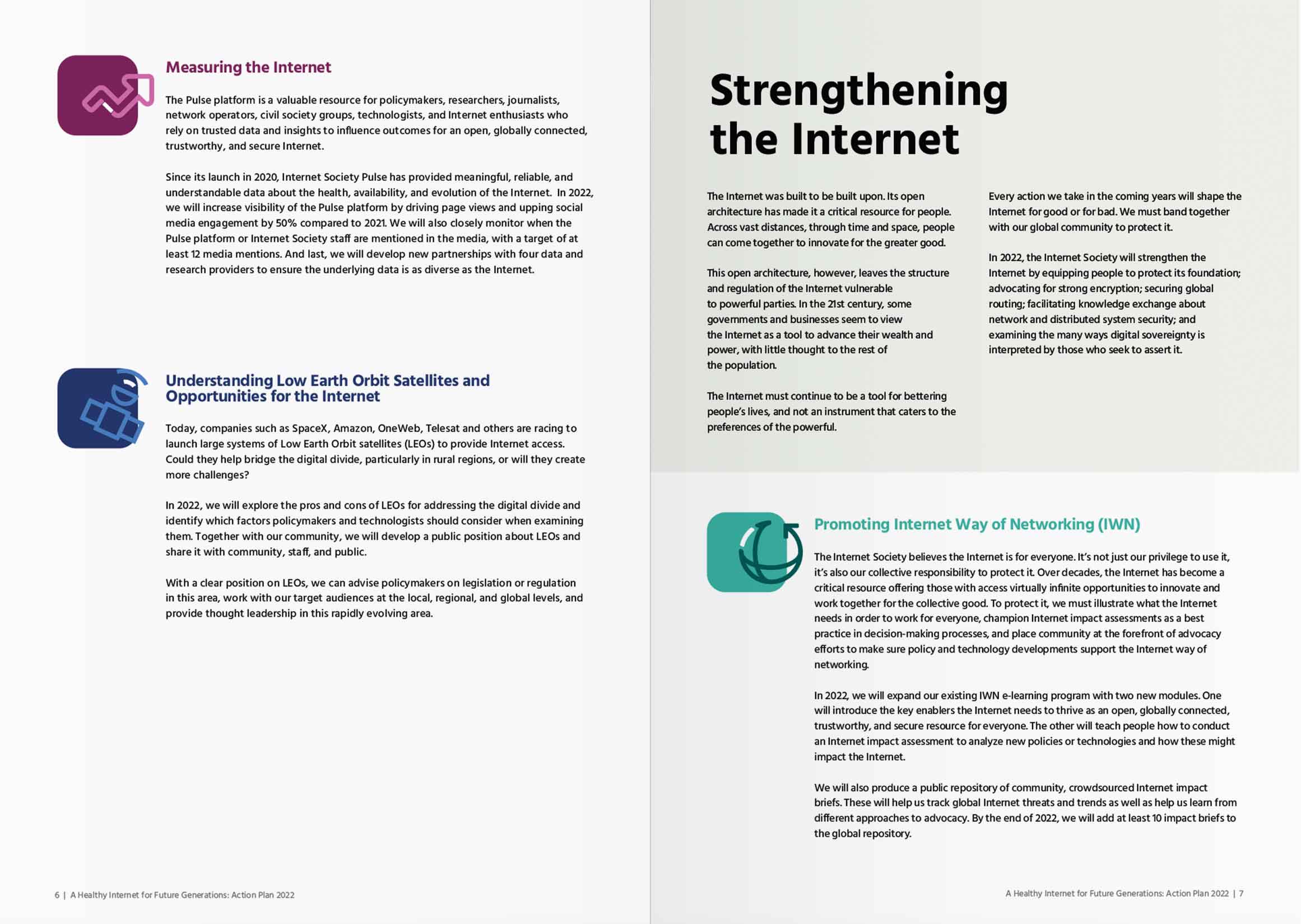 Internet Society - Action Plan Design - ArtVersion Creative Agency